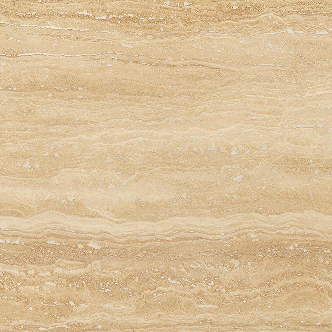 24x24 Ivory Travertine Vein Cut Filled & Polished Tile - American Tile Depot