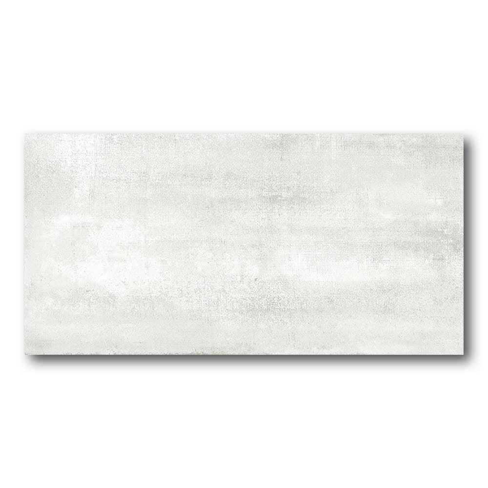 12x24 District Modern Blanco Slate Look Matte Porcelain Tile - American ...