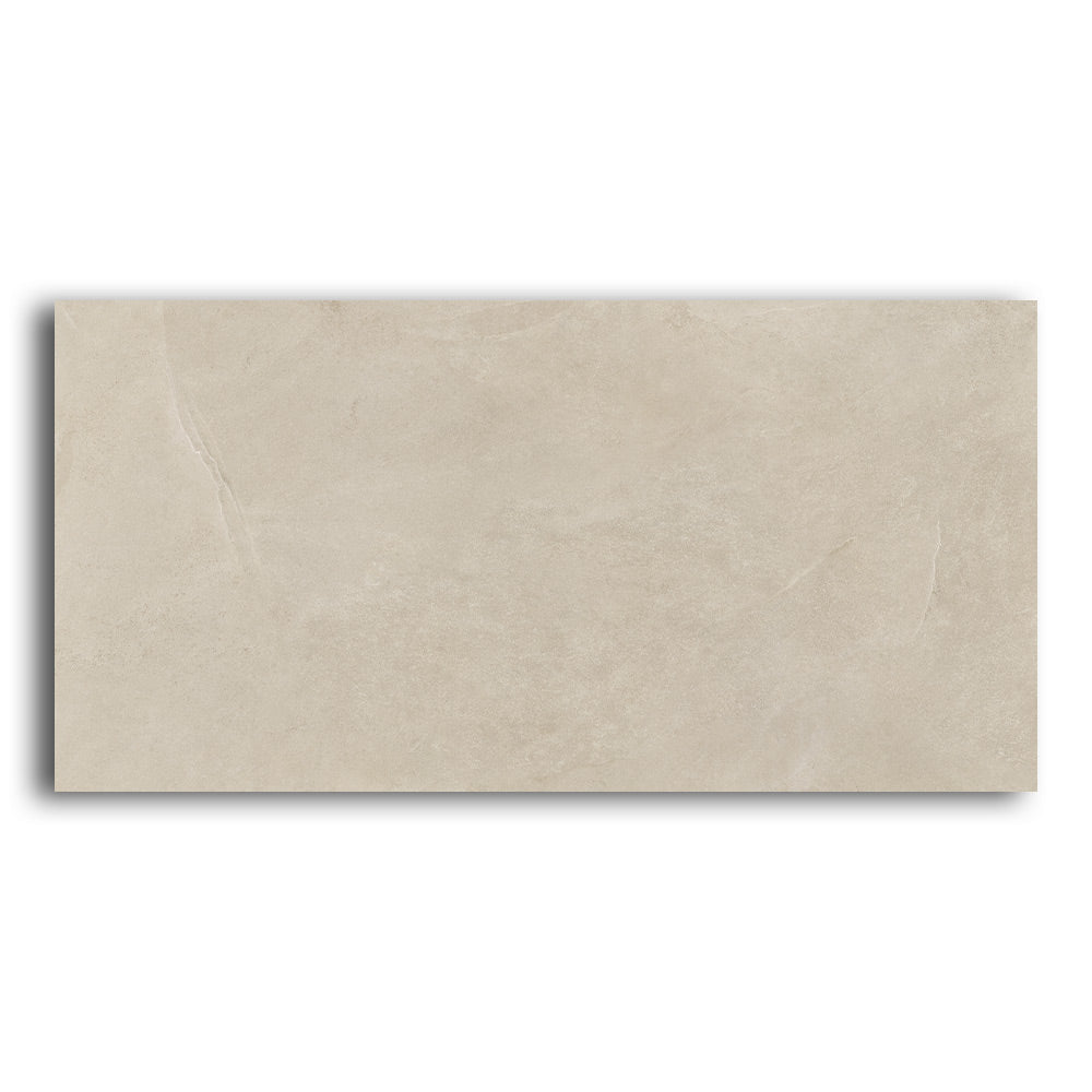 12x24 Ecoslate Beige Natural Slate Look Porcelain Tile - American Tile ...