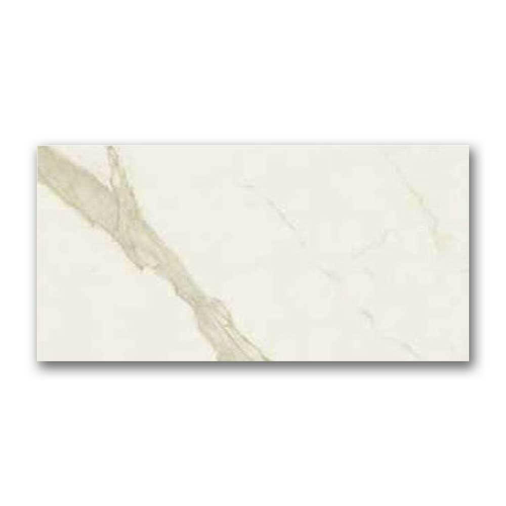 12x24 Calcutta Gold Matte Marble Look Porcelain Tile - American Tile Depot