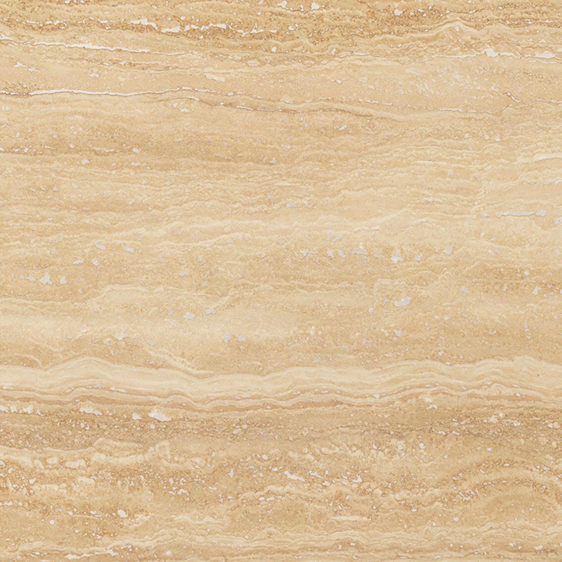 18x18 Ivory Travertine Vein Cut Filled & Honed Tile - American Tile Depot