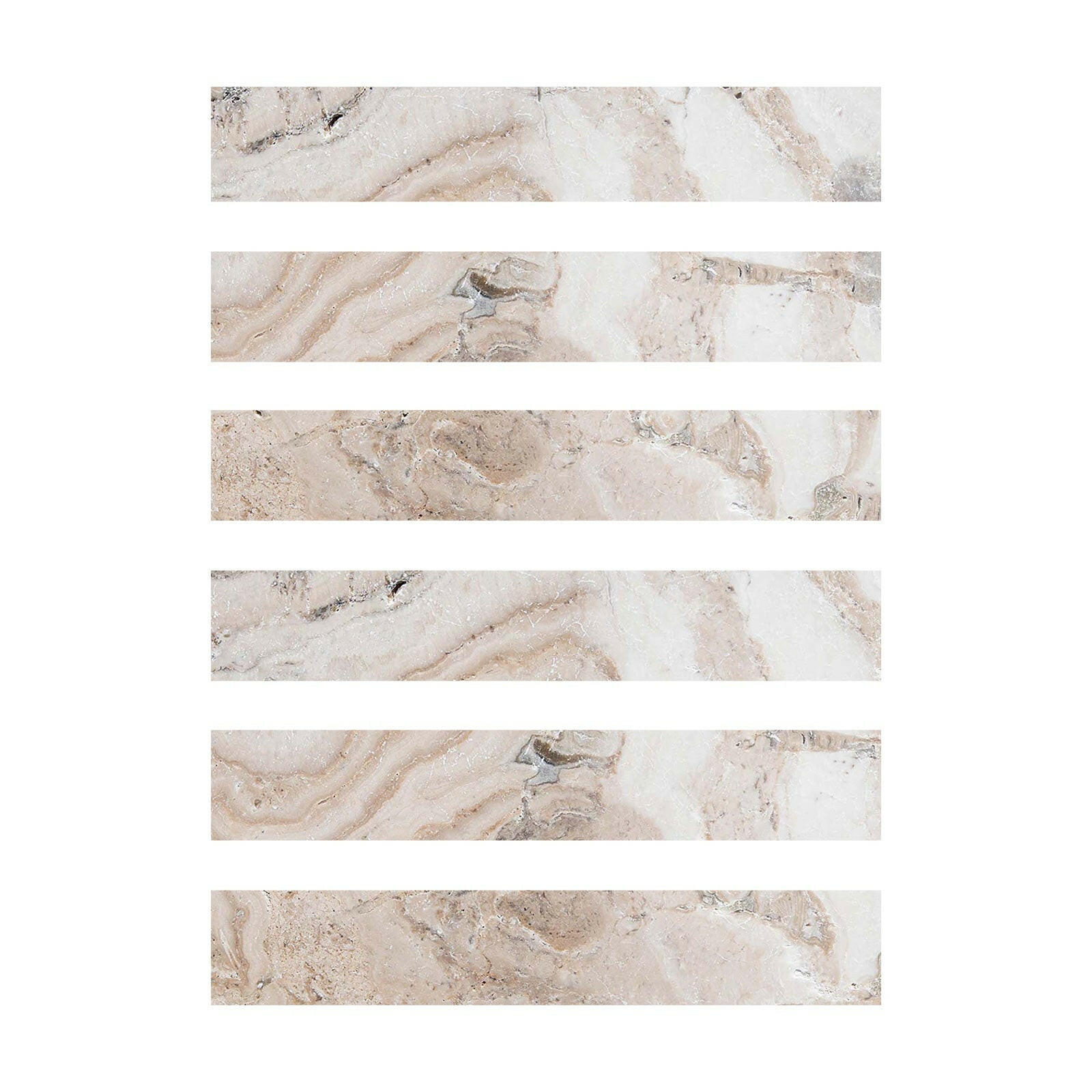 2x12 Malibu Travertine Filled & Honed Tile - American Tile Depot