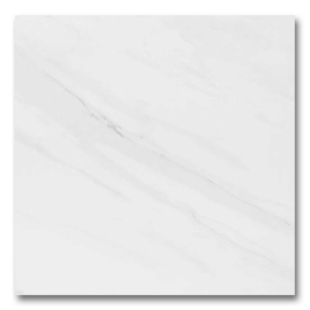 24x24 Lenci Blanco Matte Marble Look Porcelain Tile - American Tile Depot