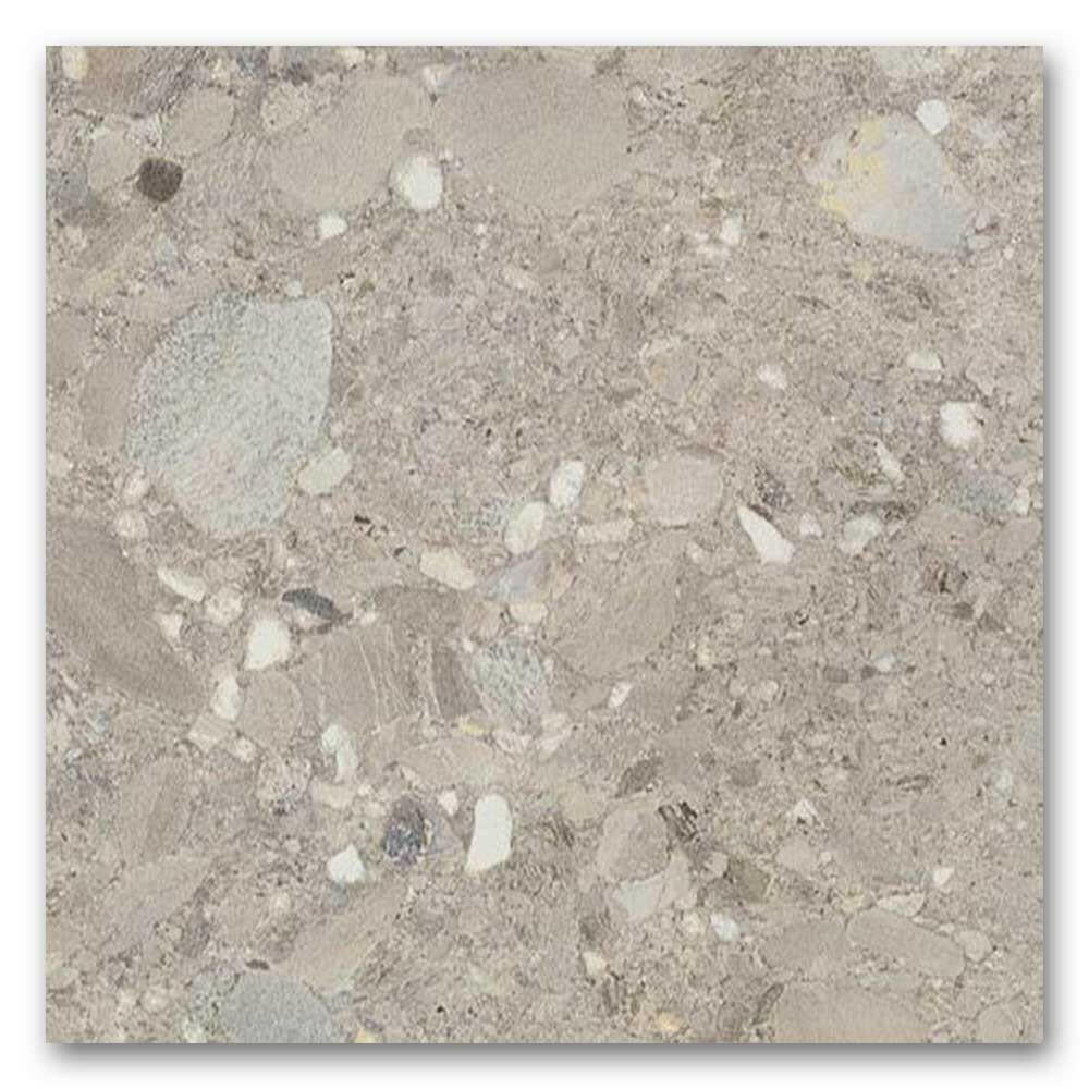 24x24 Ceppo Grigio Matte Terrazzo Look Porcelain Tile - American Tile Depot