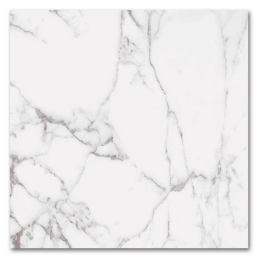 24x24 Statuario Blanco Marble Look Matte Porcelain Tile
