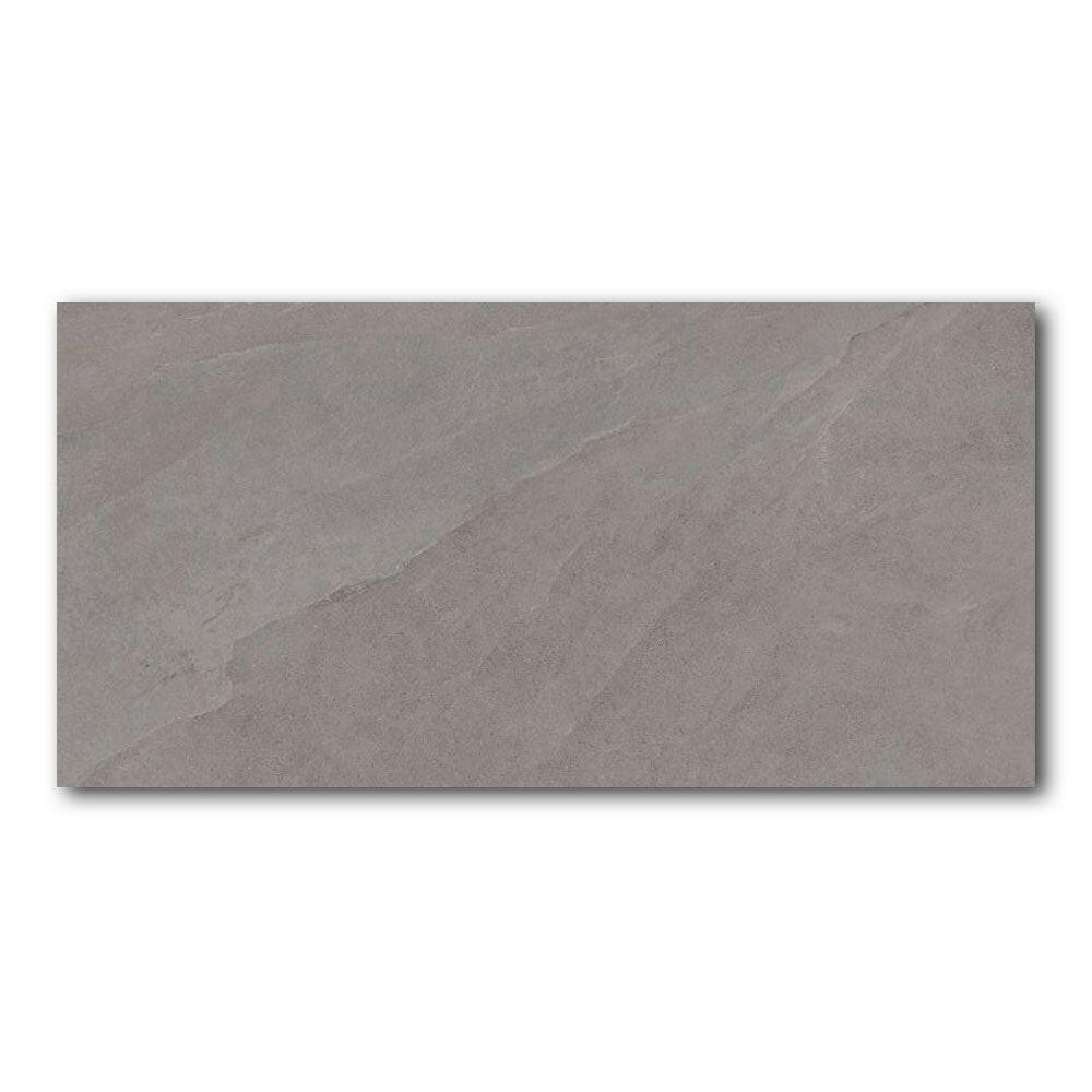 24x48 Ashima Grey Matte Stone Look Porcelain Tile - American Tile Depot