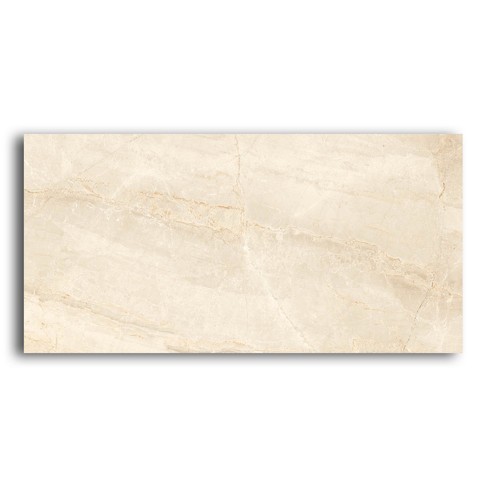 Marmi Lux Soveraia Beige Natural Marble Look Porcelain Tile - American ...