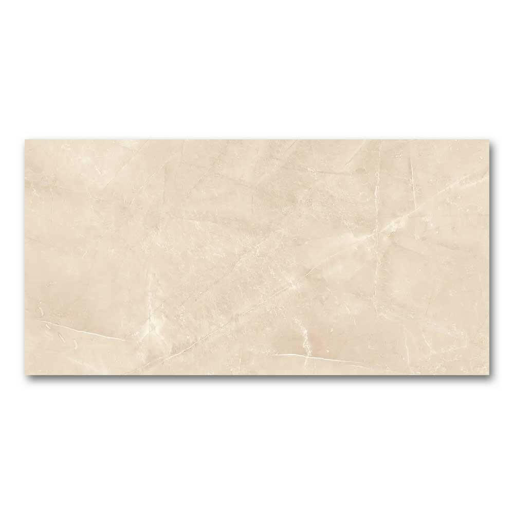 24x48 Gemma Etienne Cream Marble Look Matte Porcelain Tile