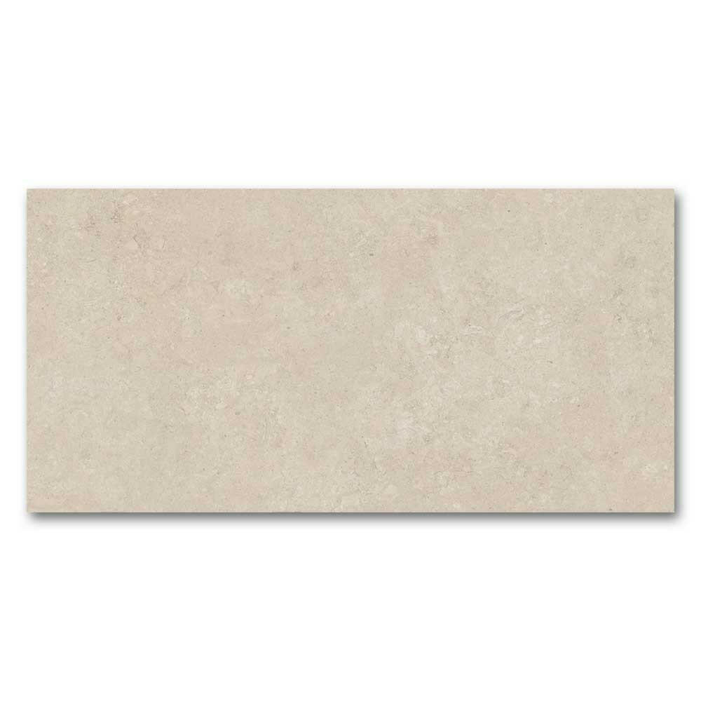 24x48 Valmont Fiorito Beige Travertine Look Matte Porcelain Tile