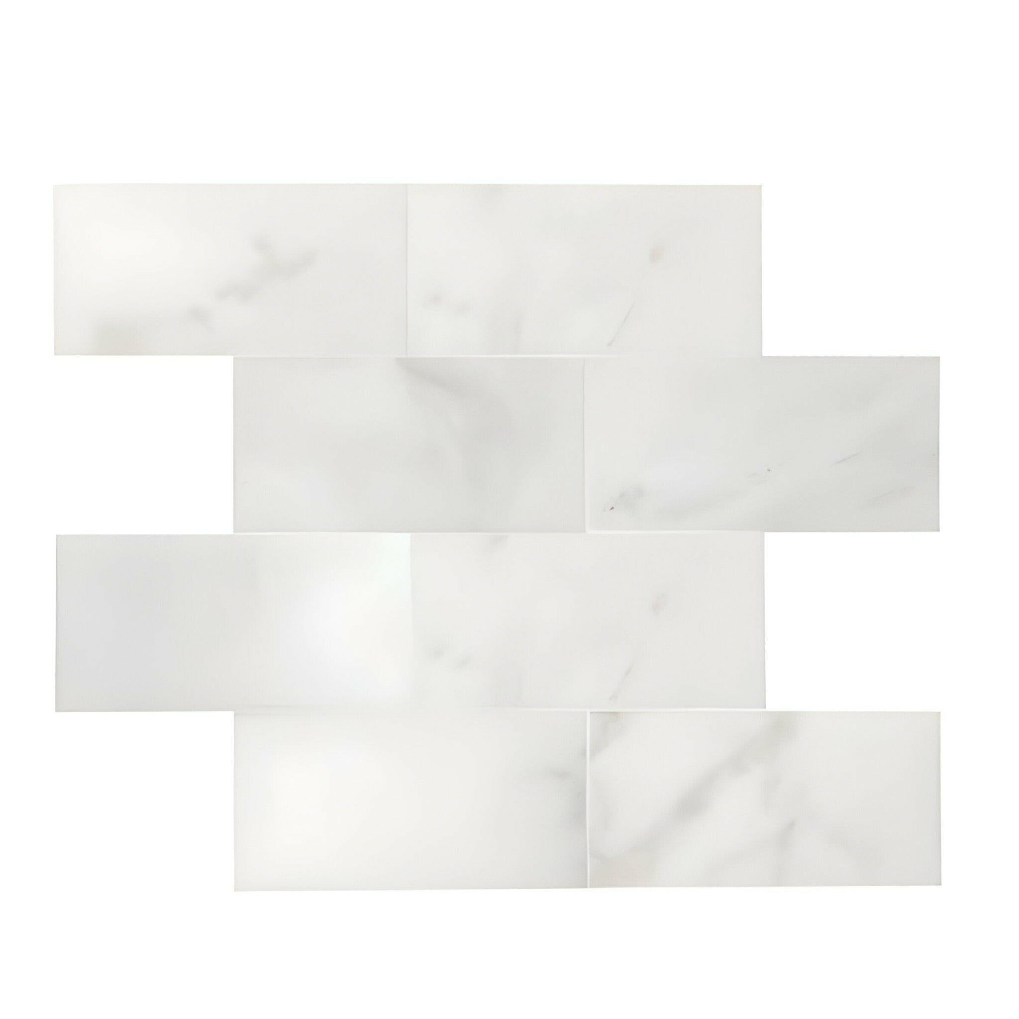 3x6 Calacatta Oliva Marble Honed Tile