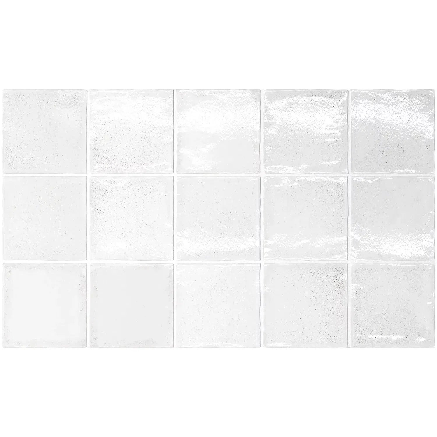 4x4 Altea White Polished Ceramic Wall Tile - American Tile Depot