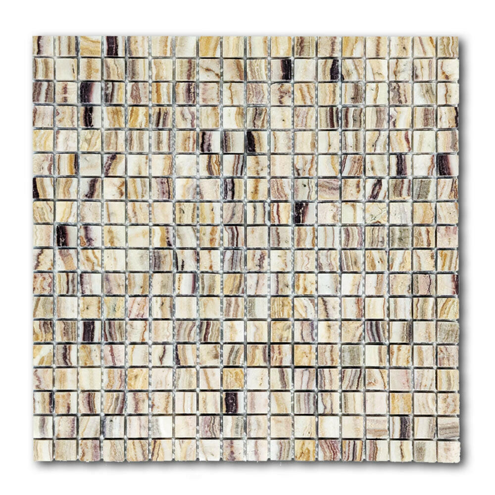 Waterjet Large Octagon Marble Polished Mosaic Tile