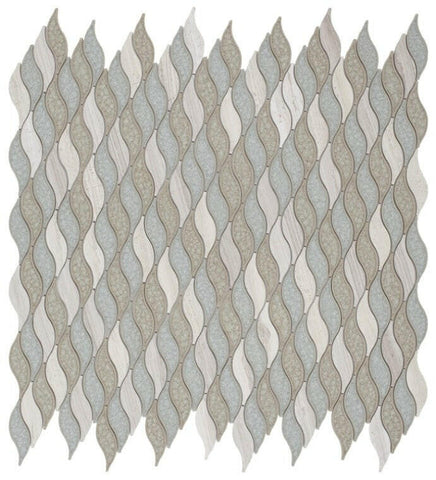 Byzance Blue Wave Mosaic Wall Tile