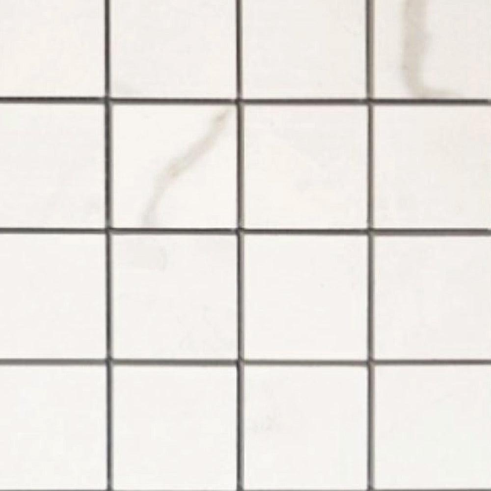 Famea Statuario Soft Square Porcelain Mosaic Tile - American Tile Depot